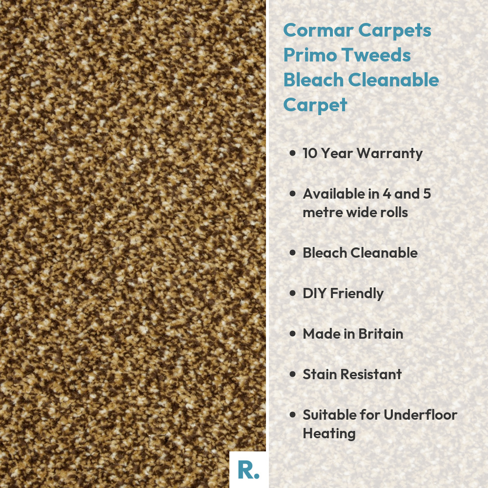 Cormar Carpets Primo Tweeds Bleach Cleanable Carpet | From £16.95 / sq ...