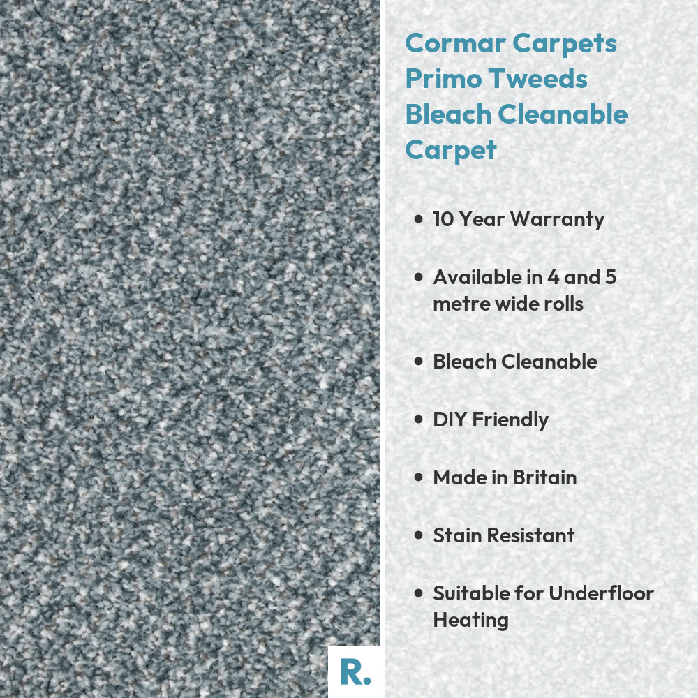 Cormar Carpets Primo Tweeds Bleach Cleanable Carpet | From £16.95 / sq ...
