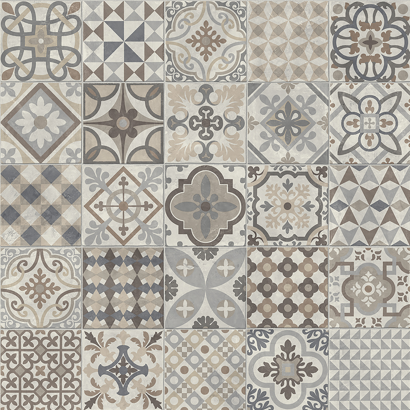 Lifestyle Floors San Diego Victorian Tile Vinyl | From £14.95 / sq. metre