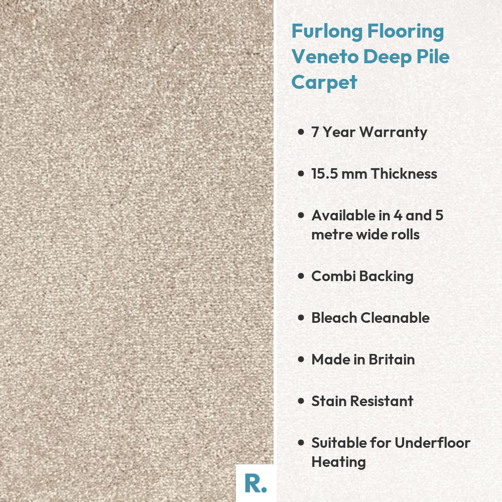 Furlong Flooring Veneto Deep Pile Carpet | £15.95 / sq. metre
