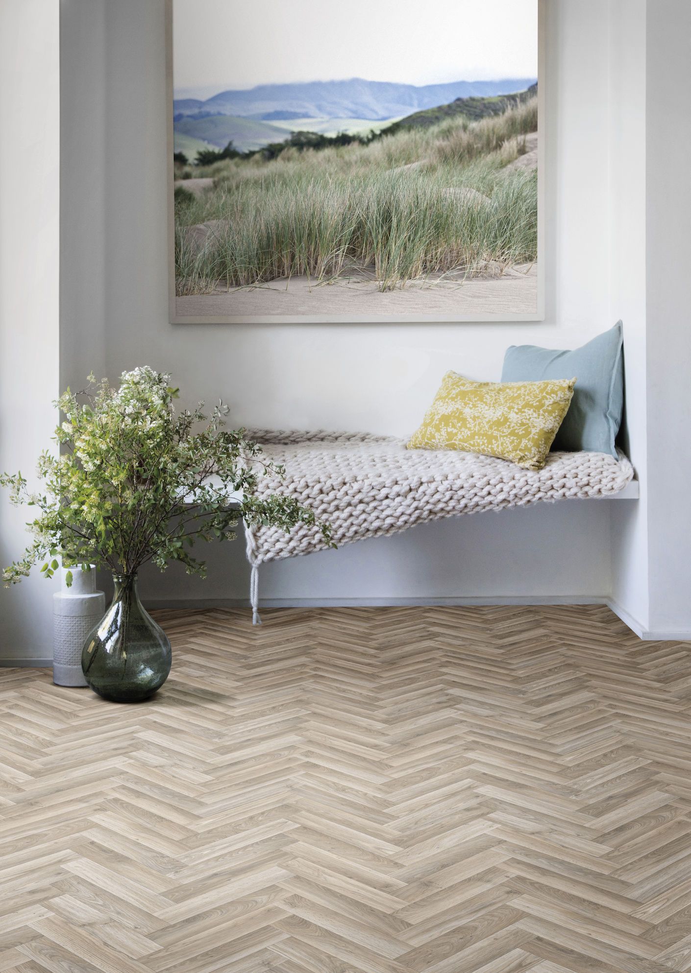 Ultragrip Xtreme Oak Chevron Vinyl | From £19.95 / sq. metre