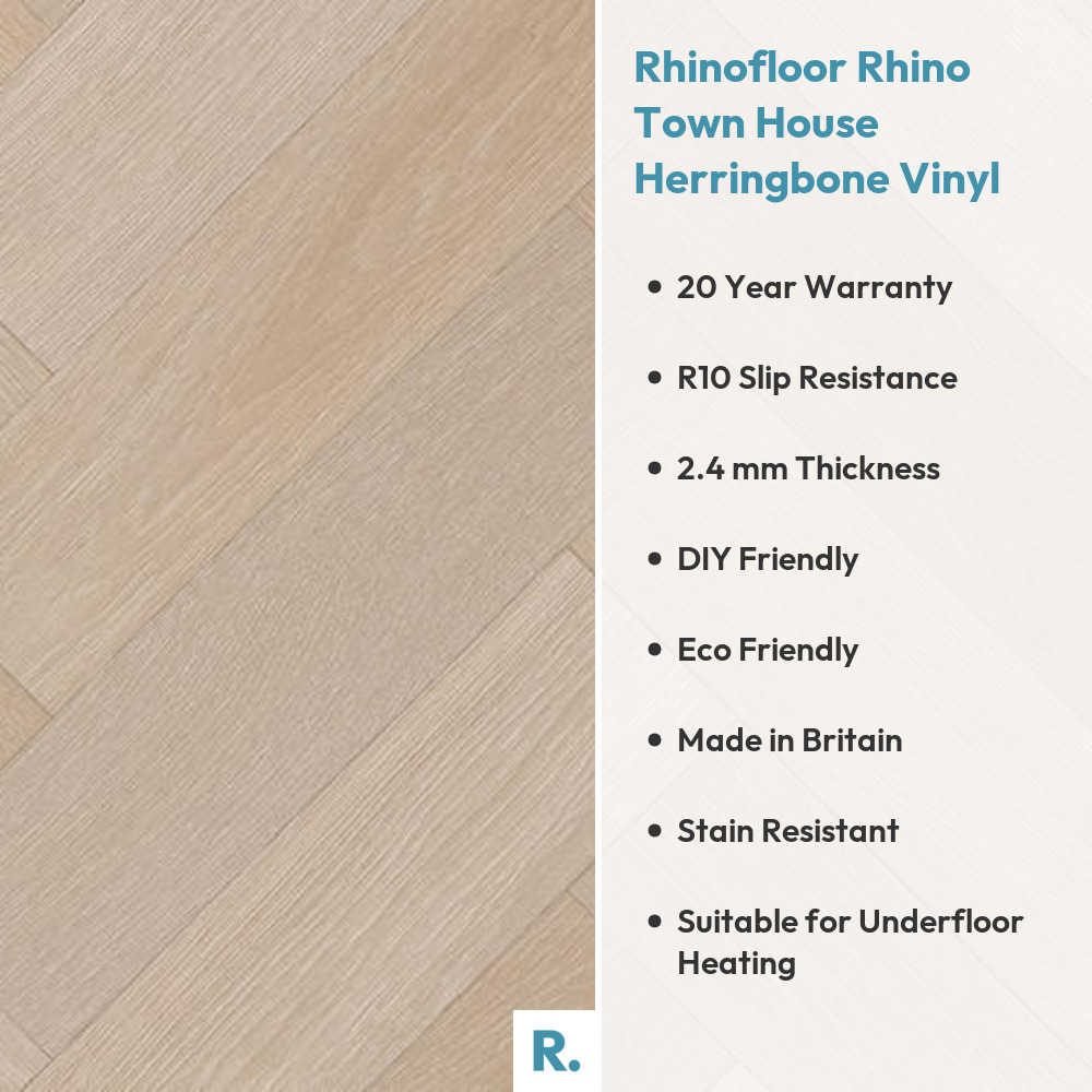 Rhinofloor Rhino Town House Herringbone Vinyl | SPECIAL OFFER