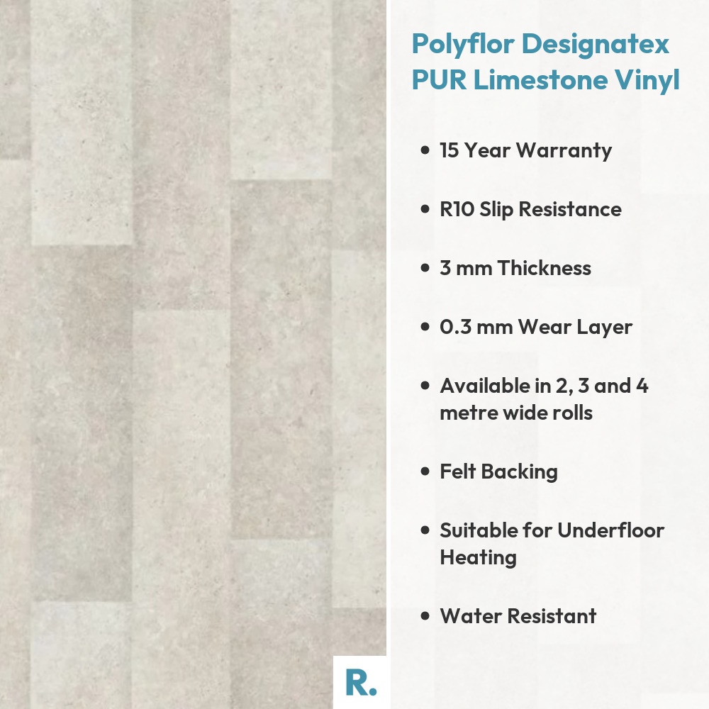 Polyflor Designatex Limestone Vinyl | SPECIAL OFFER