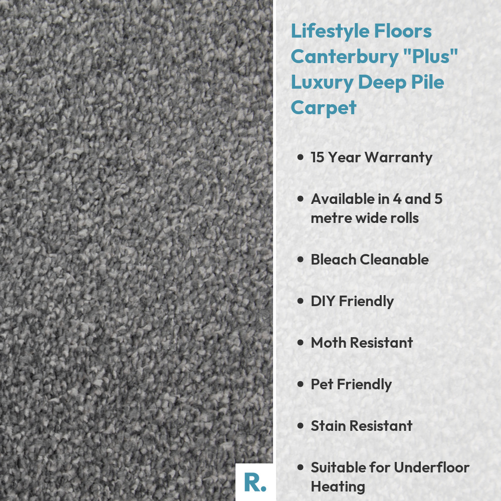 Lifestyle Floors Canterbury Plus Luxury Deep Pile Carpet | From £11.95 ...