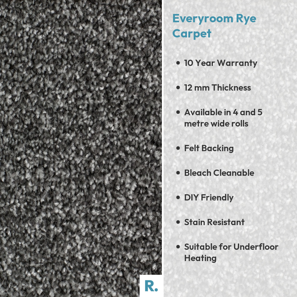 Everyroom Rye Bleach Cleanable Deep Pile Carpet | From £11.95 / sq. metre