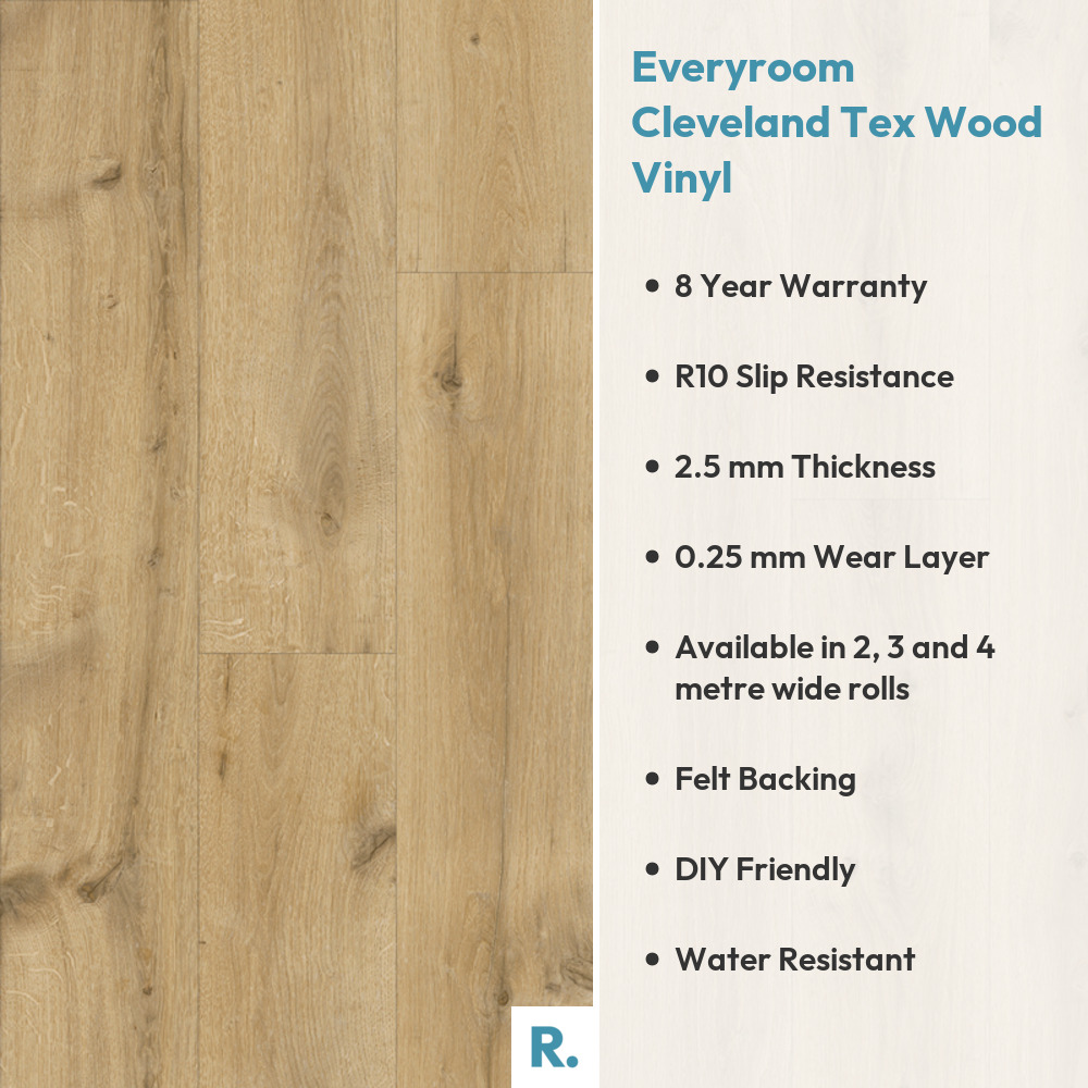 Everyroom Cleveland Tex Wood Vinyl | SPECIAL OFFER