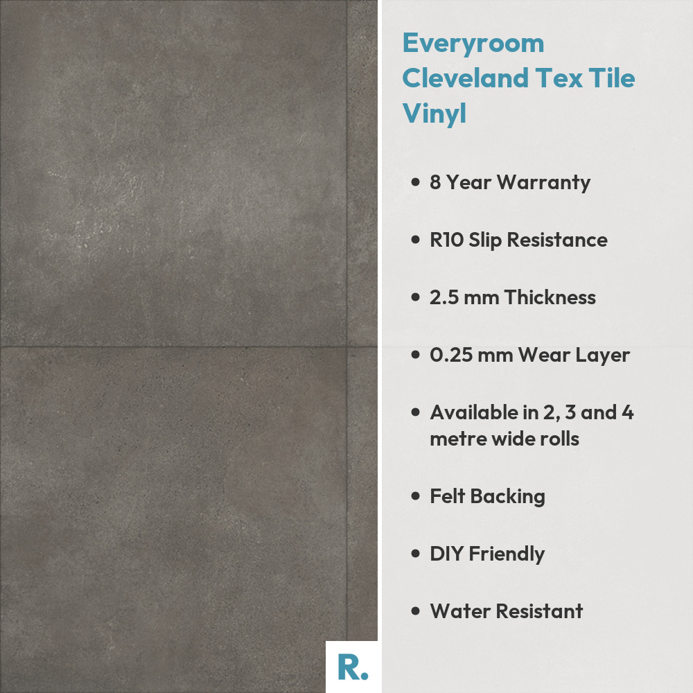 Everyroom Cleveland Tex Tile Vinyl | SPECIAL OFFER