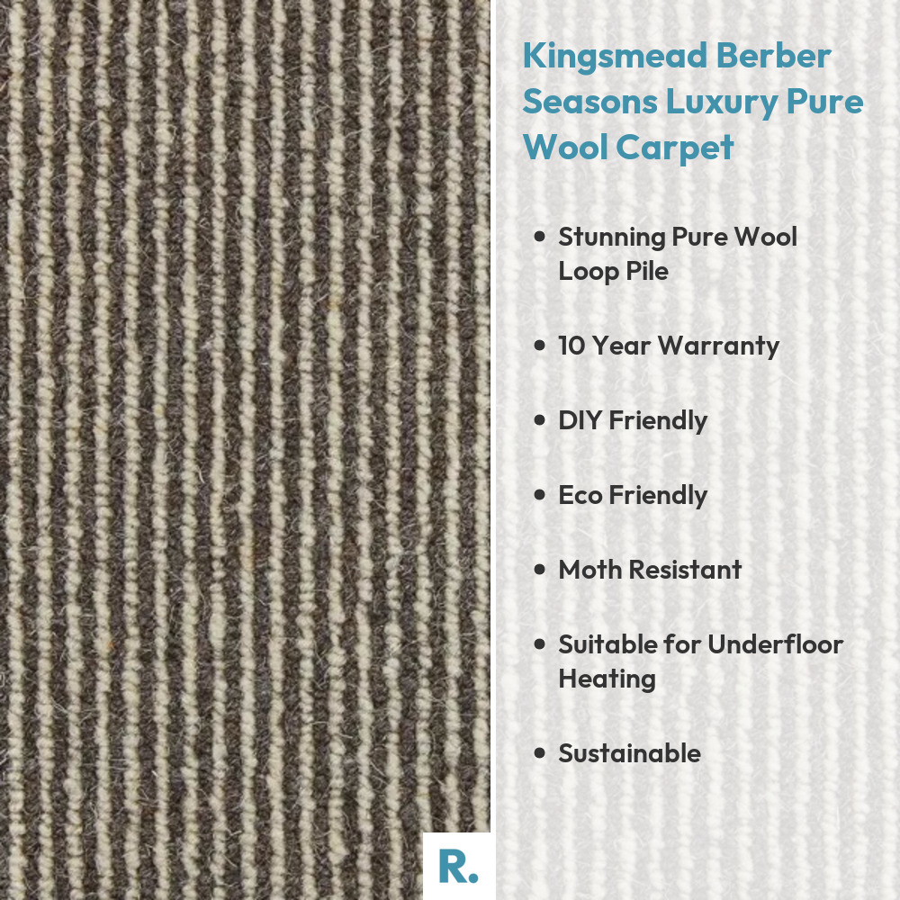 Kingsmead Berber Seasons Luxury Pure Wool Carpet | SPECIAL OFFER