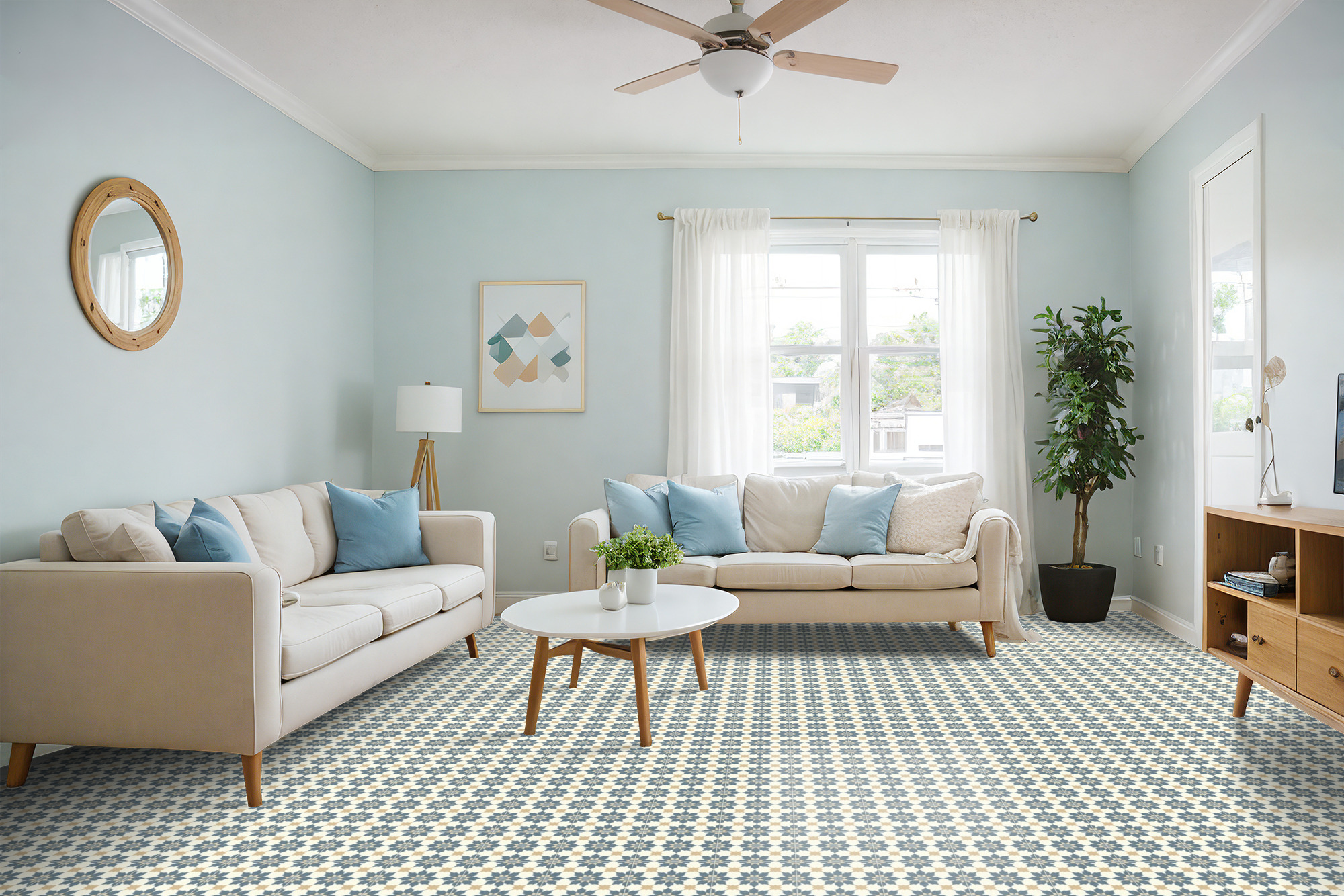 Lifestyle Floors Baroque Rubens Victorian Tile Vinyl | From £9.95 / sq ...