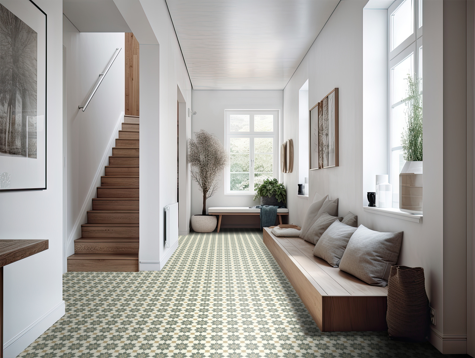 Lifestyle Floors Baroque Rubens Victorian Tile Vinyl | From £9.95 / sq ...