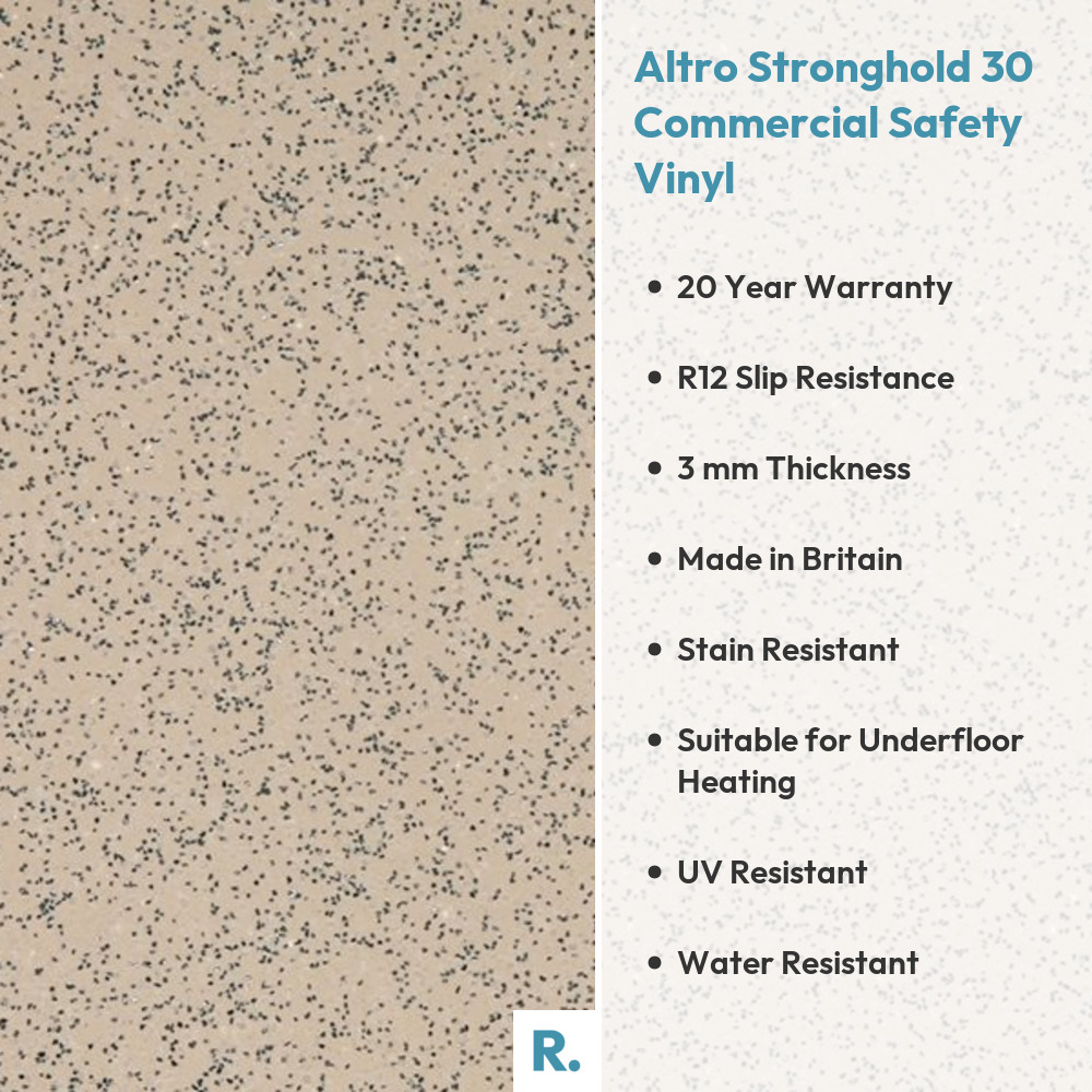 Altro Stronghold 30 Commercial Safety Vinyl | £75.95 / sq. metre