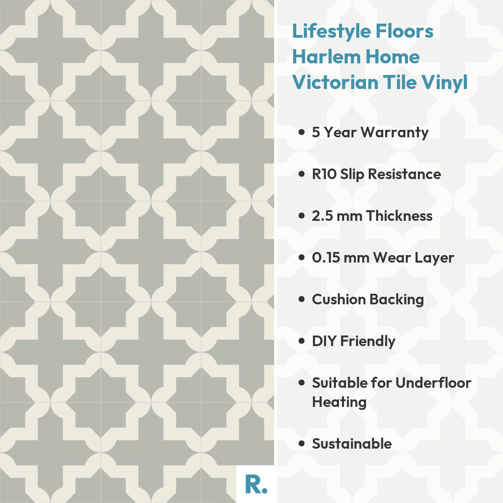 Lifestyle Harlem Home Victorian Tile Vinyl | SPECIAL OFFER
