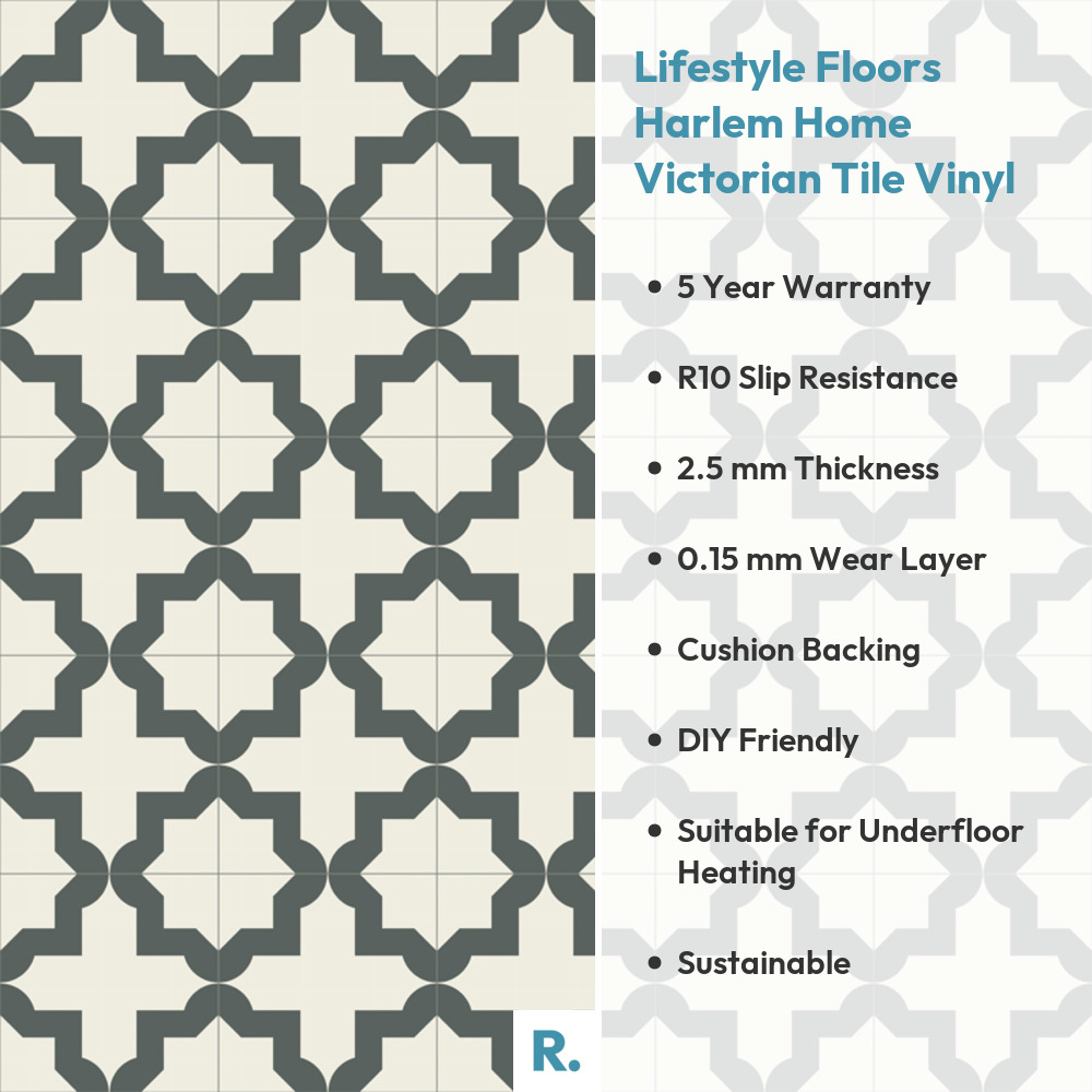 Lifestyle Harlem Home Victorian Tile Vinyl | SPECIAL OFFER