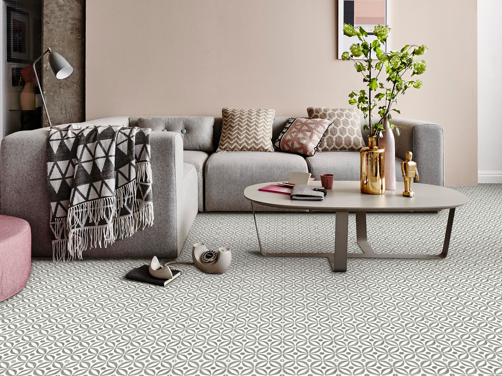 Leoline Aspire Emilia Tile Vinyl | From £11.95 / sq. metre