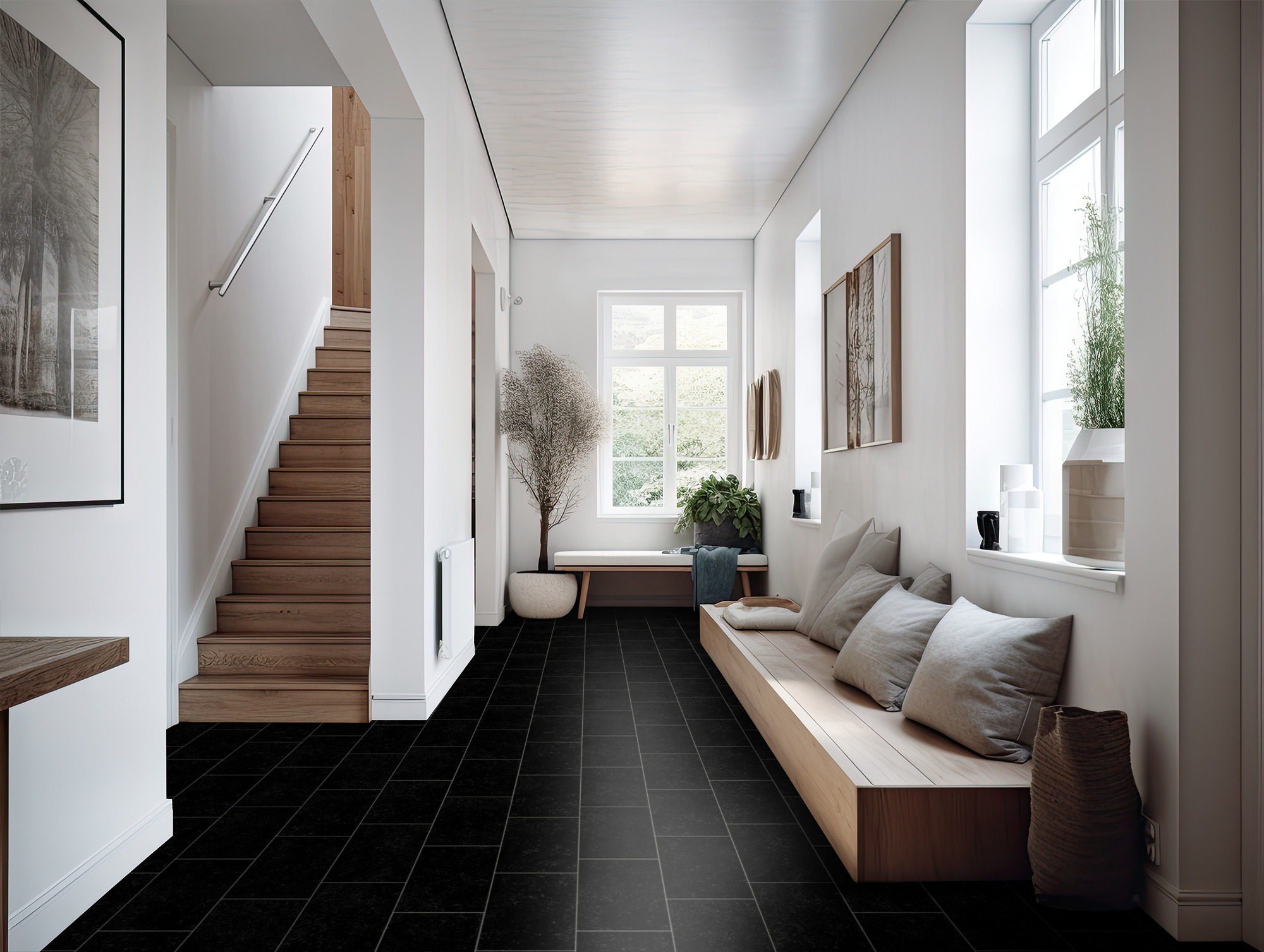 Queens Metro Slate Tile Vinyl | SPECIAL OFFER