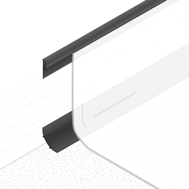 Gemini Cove Former 38mm Strip (2m Length) | £4.95 each