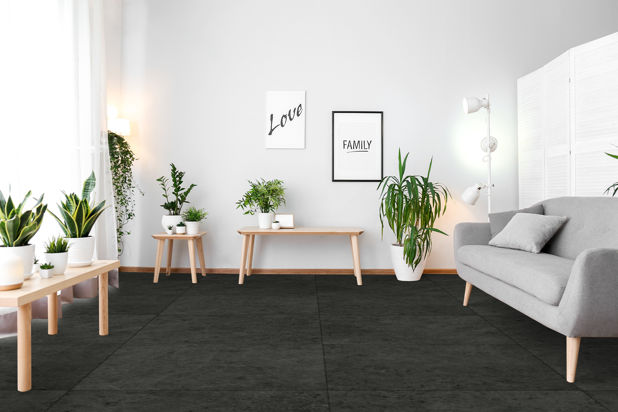 Lifestyle Floors Enrich Slate Tile Vinyl | From £15.95 / sq. metre