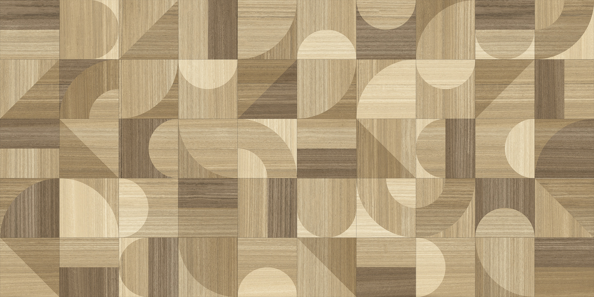 Abstract Wood Block Vinyl by Remland | £19.95 / sq. metre
