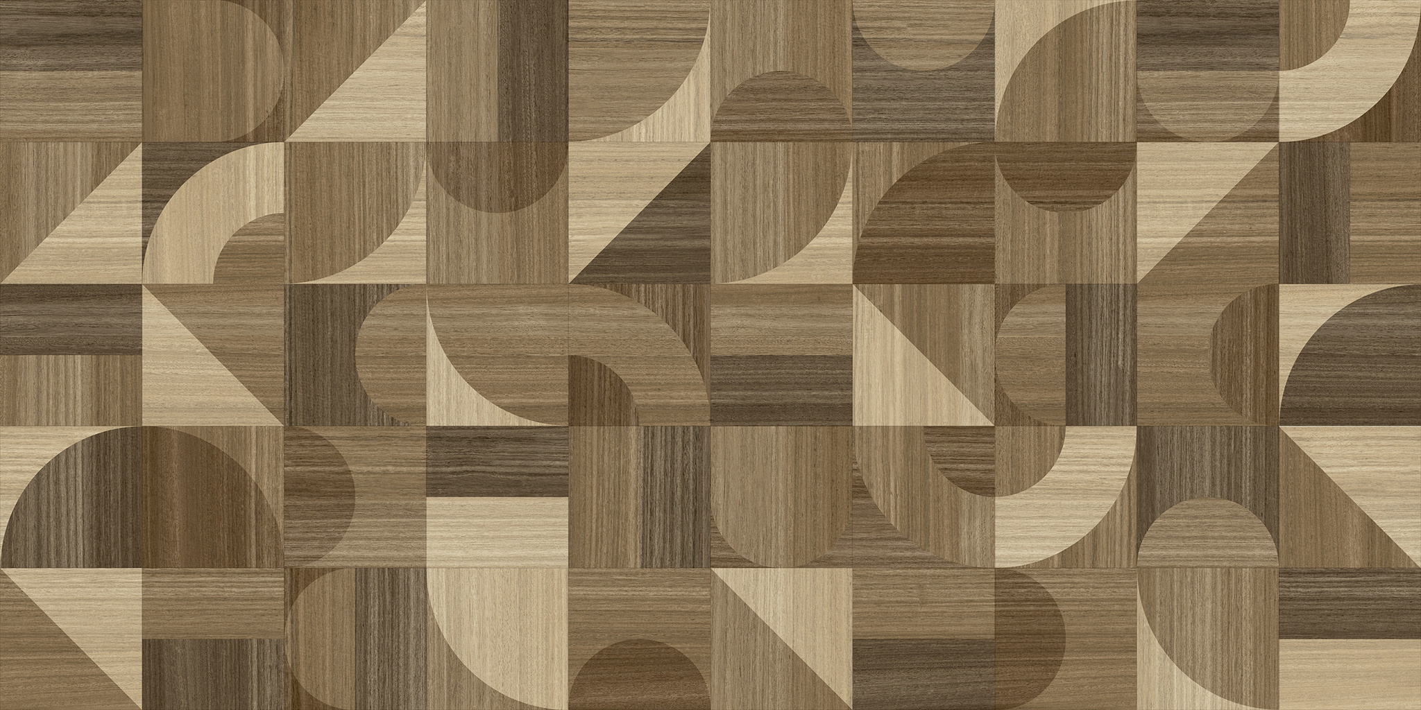 Abstract Wood Block Vinyl by Remland | £19.95 / sq. metre