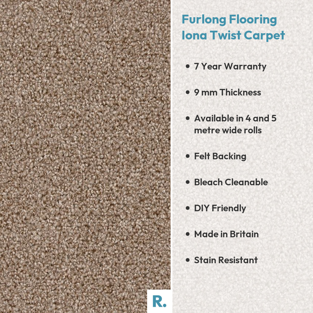 Furlong Flooring Iona Twist Carpet | From £9.95 / sq. metre