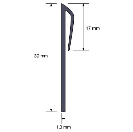 Gemini PVC Capping Strip 2m Lengths | £4.95 each