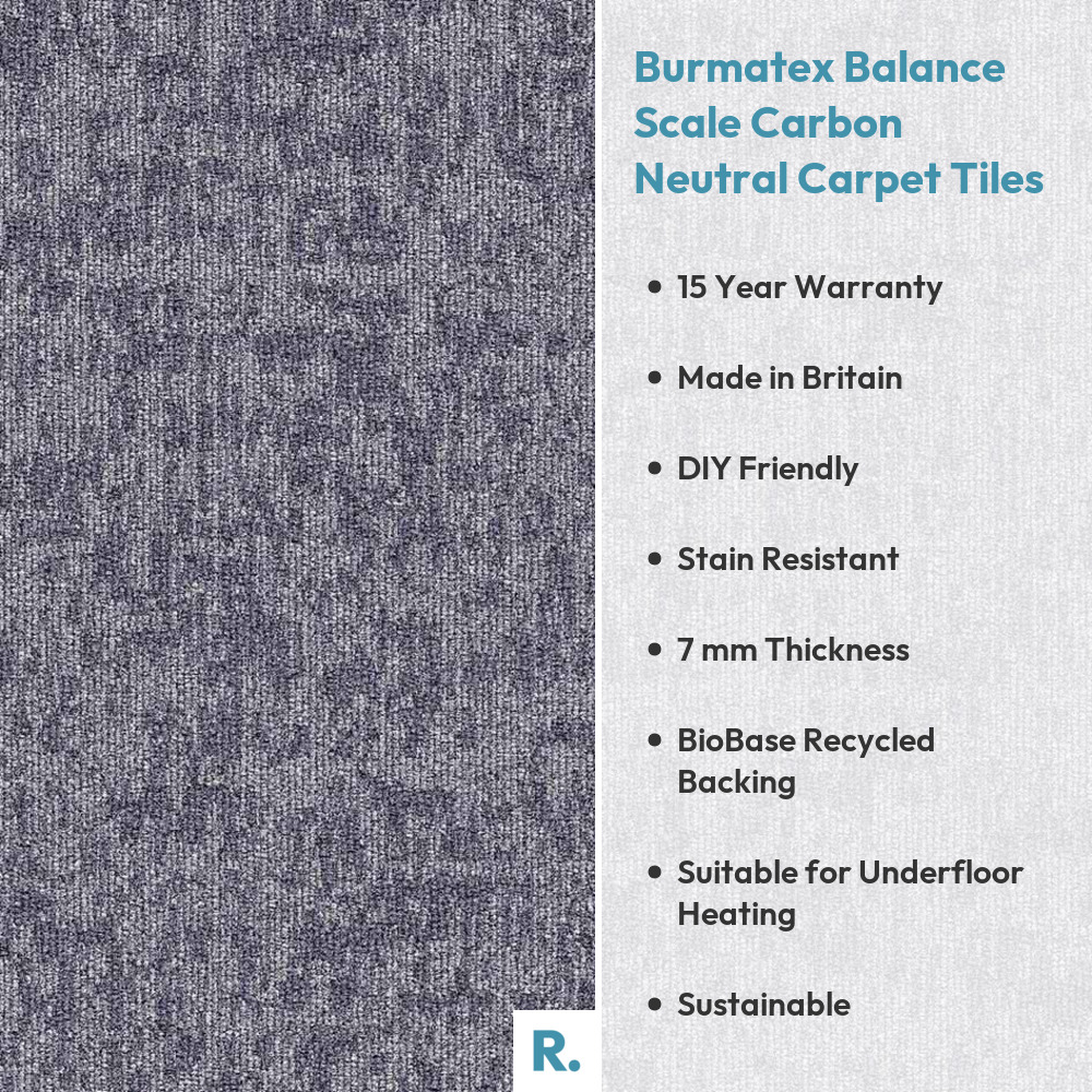 Burmatex Balance Scale Carbon Neutral Carpet Tiles | £223.80 per box
