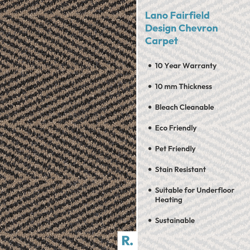 Lano Fairfield Design Chevron Carpet | From £13.95 / sq. metre