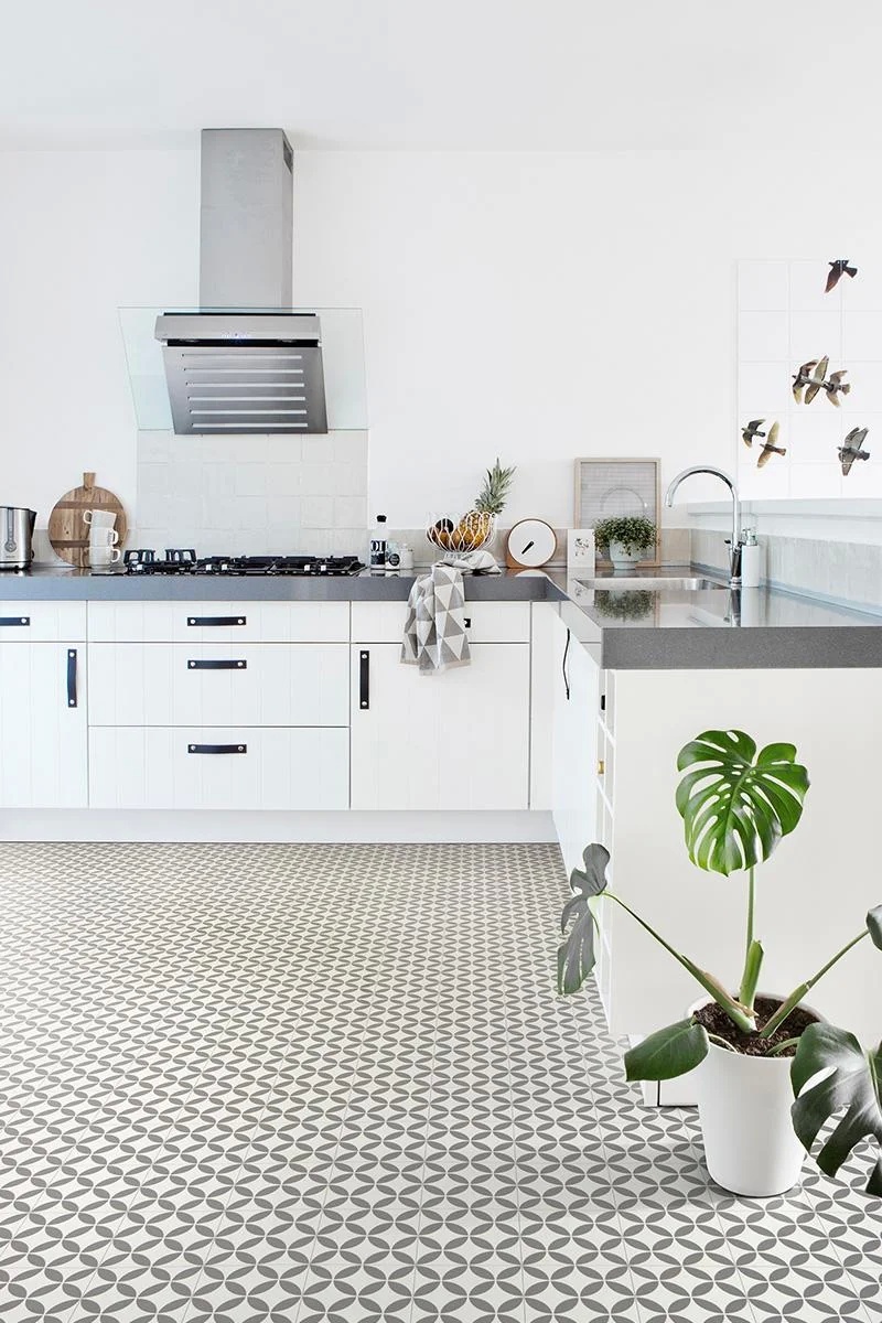 Classic Magali Mosaic Tile Vinyl by Remland | From £8.95 / sq. metre