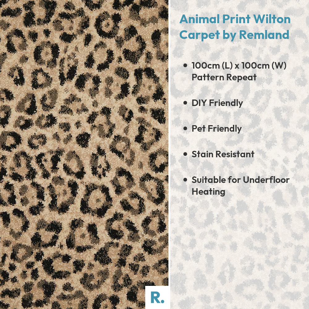Animal Print Wilton Carpet by Remland | £21.95 / sq. metre