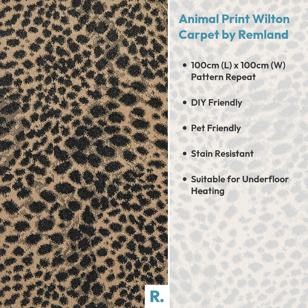 Animal Print Wilton Carpet by Remland | £21.95 / sq. metre