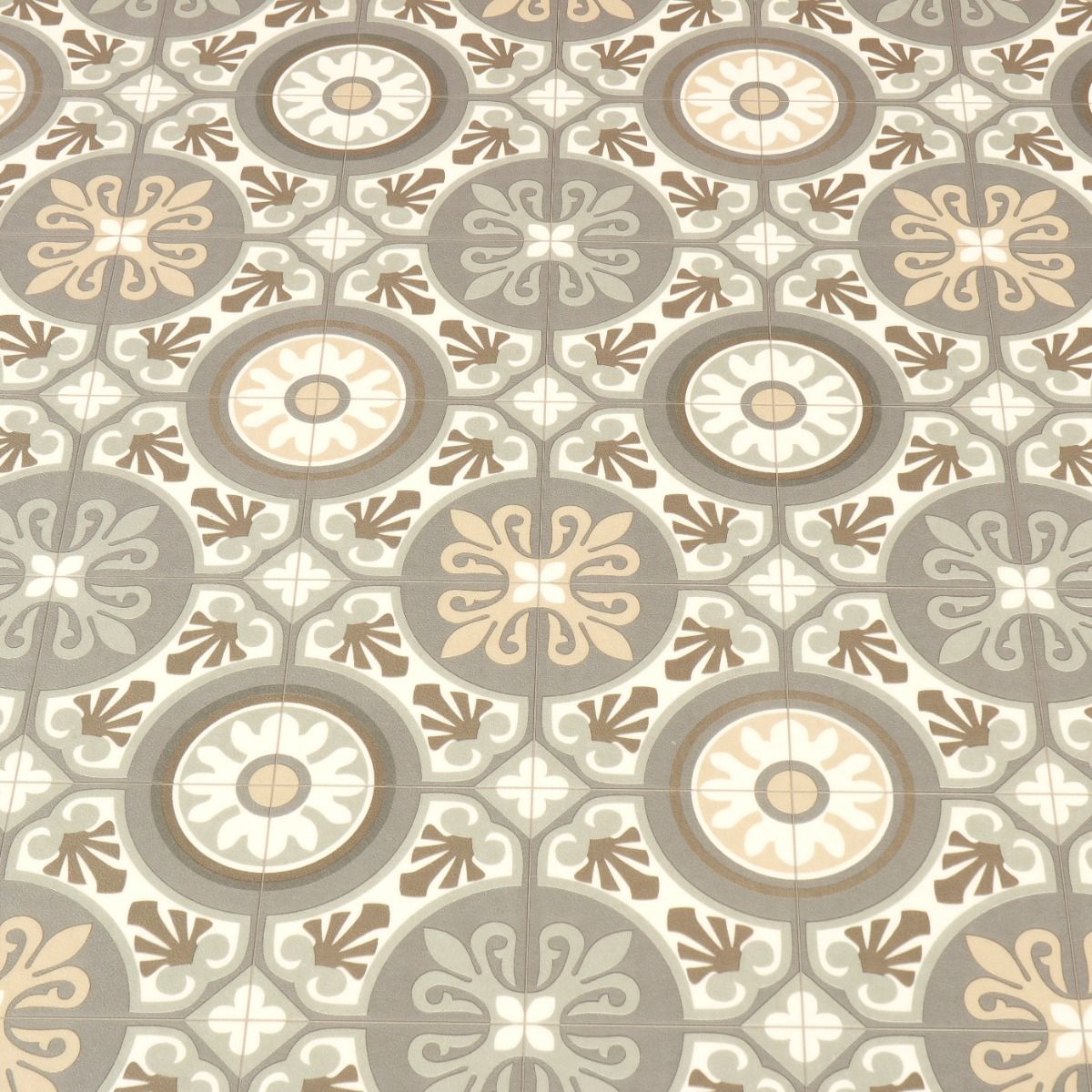 Antique Victorian Tile Vinyl by Remland | From £7.95 / sq. metre
