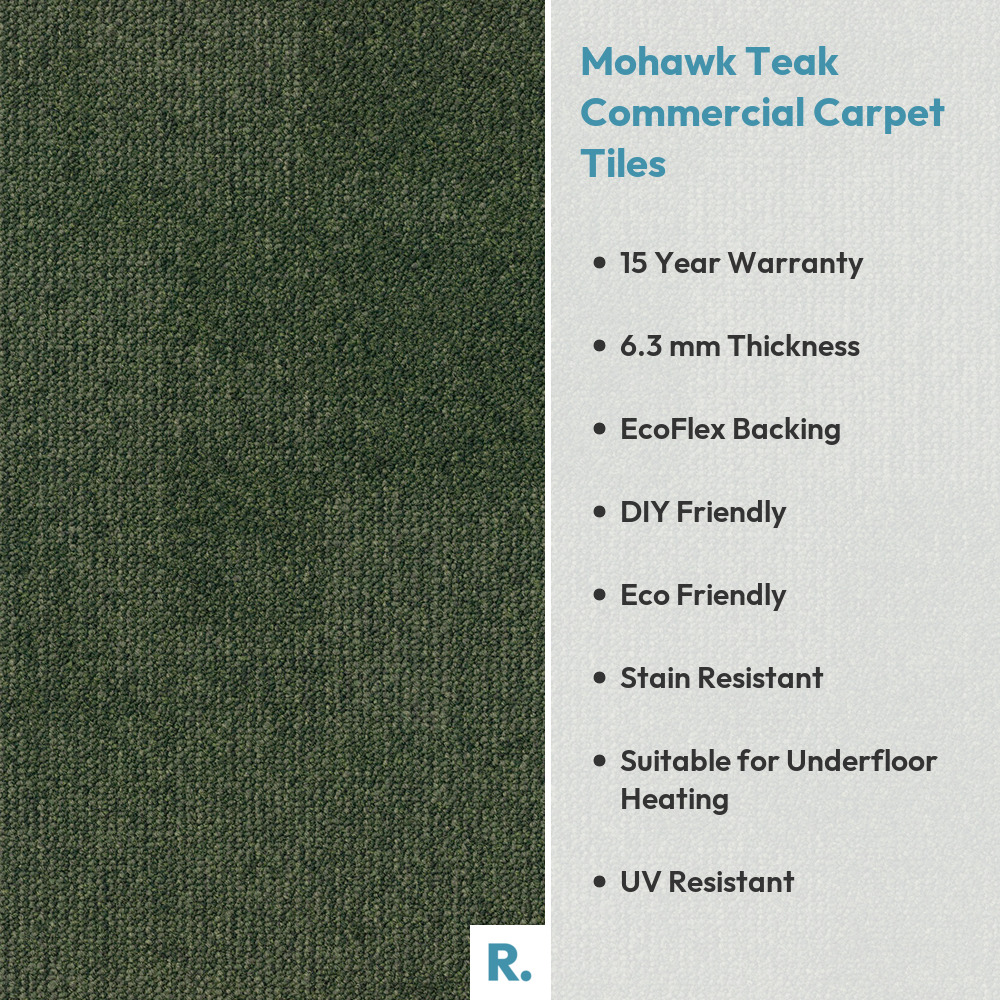 Mohawk Teak Commercial Carpet Tiles | £139.95 per box