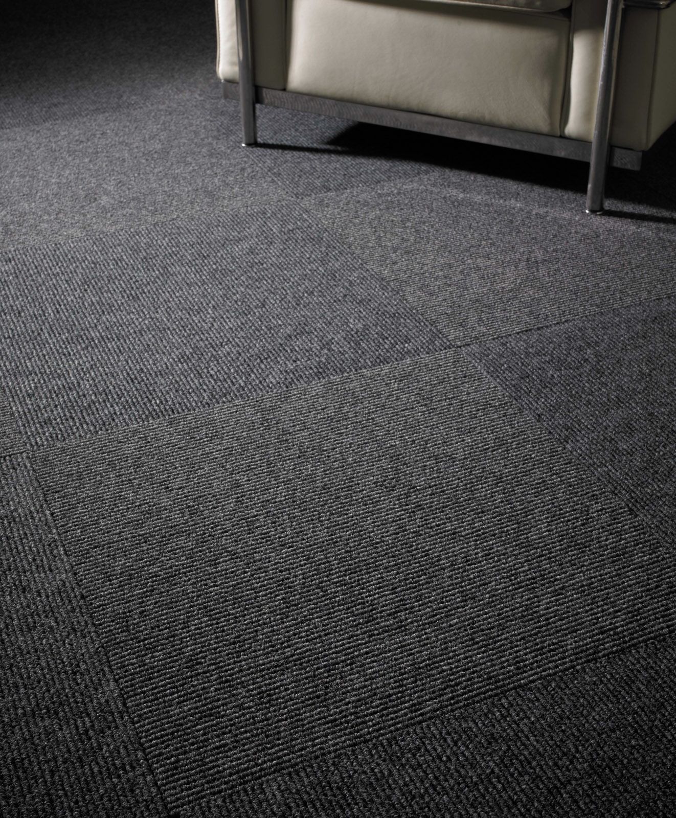 Viking Ribbed Entrance Matting Tiles - Anthracite Fleck by Remland | £4 ...